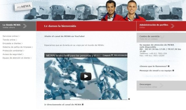 Mewa Lanza Su Portal De Clientes Para Sus Clientes En España